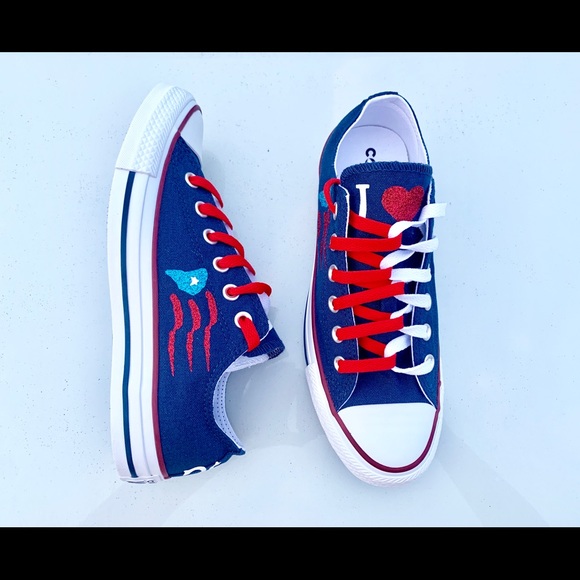 Converse | Shoes | Converse Puerto Rico Love Shoe Boricua | Poshmark
